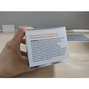 Keratin Hair Mask - Sulfate Free Hydrating Deep Conditioner Treatment for Dry, Damaged and Split Ends - Moisture for Frizzy and Curly Hair - For Women and Men - Moisturizer Care to Repair Damage