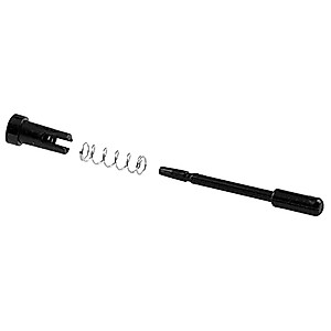 Make-2-Fit PL 14663 1/4 in. -5/16 in. Frame Window Screen Plunger Latch Nylon, single pack, Black