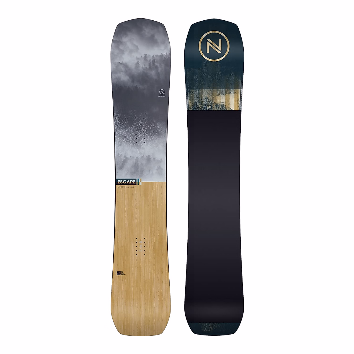 Nidecker Escape Men's Snowboard Clear Wood 159W