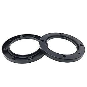 JianLing 2pcs Auto Car Truck 4" Dia Universal Car Stereo Speaker Spacer Adaptor Ring Mounting Bracket, Black