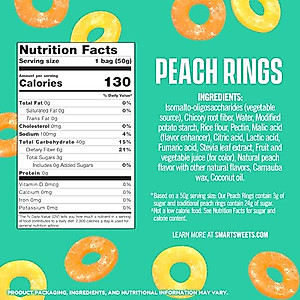 SmartSweets SMART SWEETS Peach Rings, 1.8 OZ