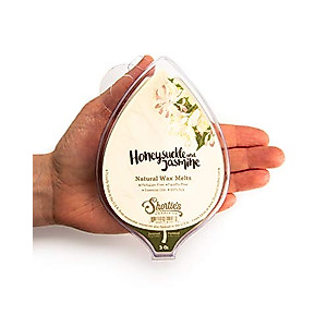 Shortie's Candle Company Natural Floral Soy Wax Melts Variety Pack - 3 Highly Scented 3 Oz. Bars - Gardenia, True Rose, Honeysuckle Jasmine - Soy & Essential Oils, Phthalate & Paraffin Free, Vegan