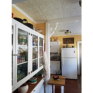 A La Maison Ceilings R14 Victorian Foam Glue-up Ceiling Tile (256 sq. ft./Case), Pack of 96, Ultra Pure White