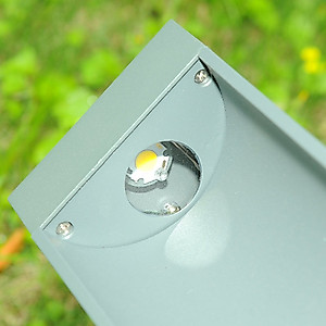 GJCQZQ Pathway Lights LED Lawn Lamp Outdoor Waterproof Simple Modern Aluminum Bollard Light for Villa Garden Park Home Street AC 90-260V Post Lights Decor