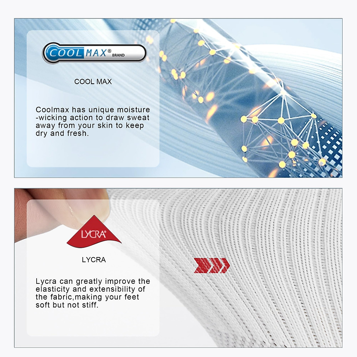 UZIS Crew Socks Compression Socks Cushion Socks Breathable Outdoor Sports Socks for Men Women 3 Pairs