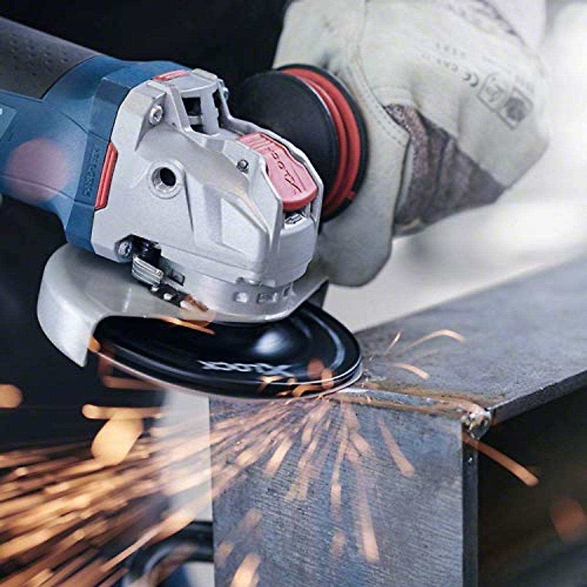 Bosch Professional 2608619184 Fibre Sanding Discs Best for Metal/Inox/X-Lock / R780 / Diameter 125 mm/Grain Size 36 / Bore Diameter 22.23 mm