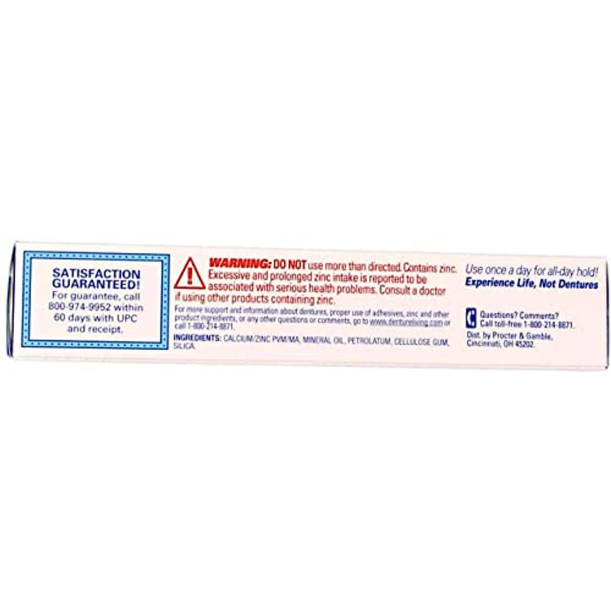 Fixodent Free Denture Adhesive Cream 2.40 Ounce (Pack of 2)