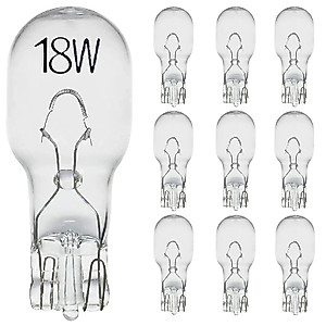 Diximus - 12 Volt 18 Watt Low Voltage T5 T10 Landscape Bulb - Landscape Light Bulbs - Low Voltage Landscape Light Bulbs Incandescent - 10 Pack