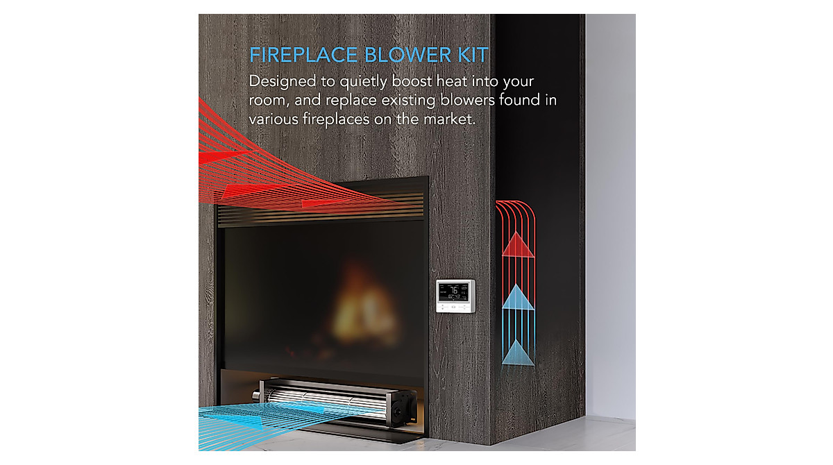 AC Infinity AIRBLAZE T14: Smart WiFi Fireplace Blower Fan