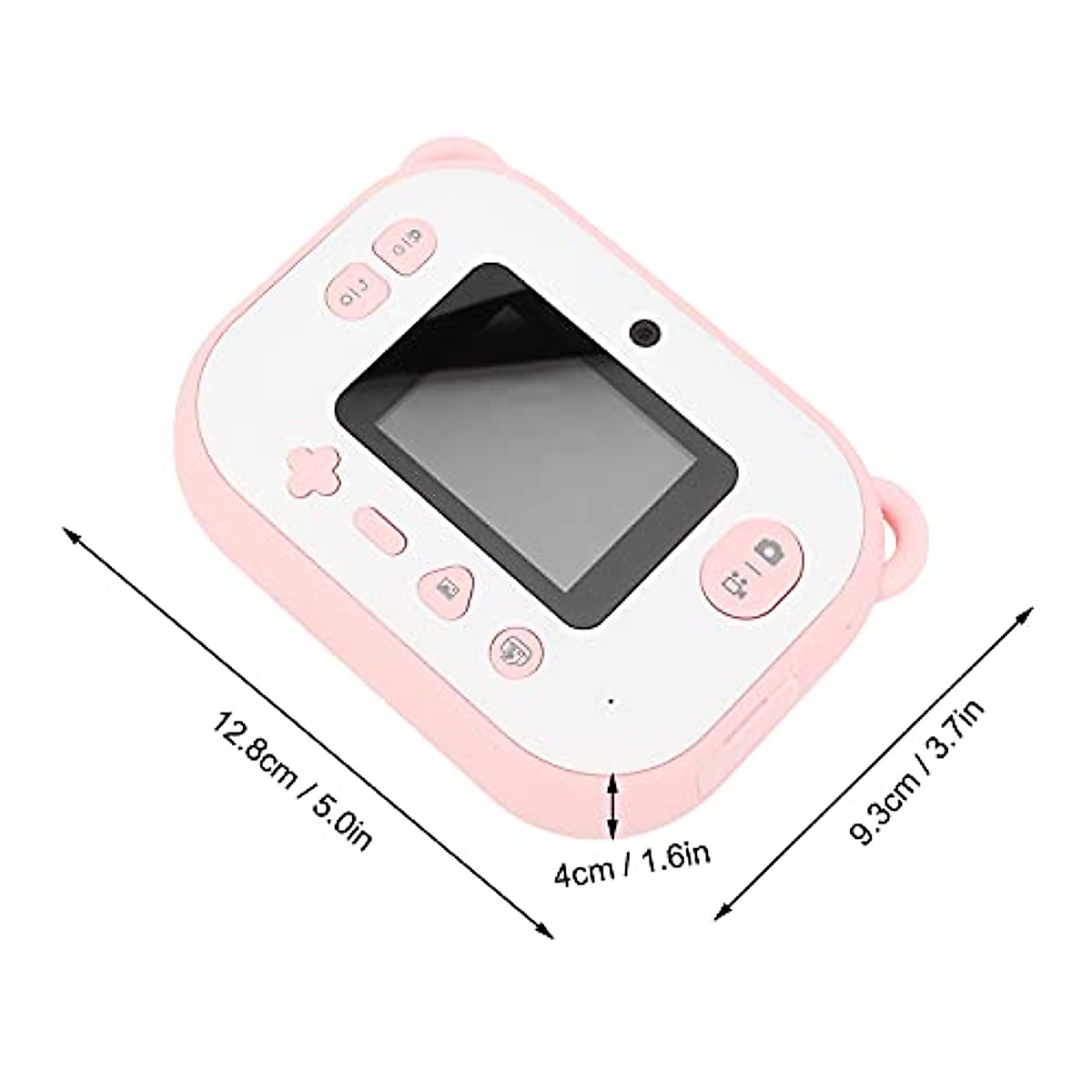 Instant Print Camera, Kids Camera Print Out Camera Portable Digital Camera 200DPI for Children for Kid(Pink)