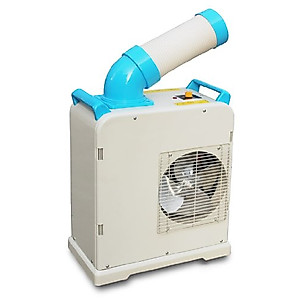 TurquoPower PAC6000 Industrial Class Portable Spot Air Conditioner with Top Evaporator, 6130 Btu/h Cooling Capacity, 115V, 1 Phase