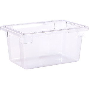 CFS 1061207 StorPlus Stackable Food Storage Container, 5 Gallon Tall, Clear