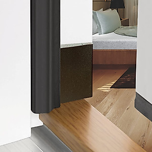 Door Corner Seal Exterior Door Frame Seal Wedge Draft Stopper with Adhesive 16 Pack, 16 Brown