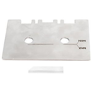 1 Set Stainless Steel Cassette Head and Guide Gauge, High Accuracy Cassette Cauge, Mechanical Alignment with Alignment Bar for DVRs, for, for TEAC, for BASF, for Nagar