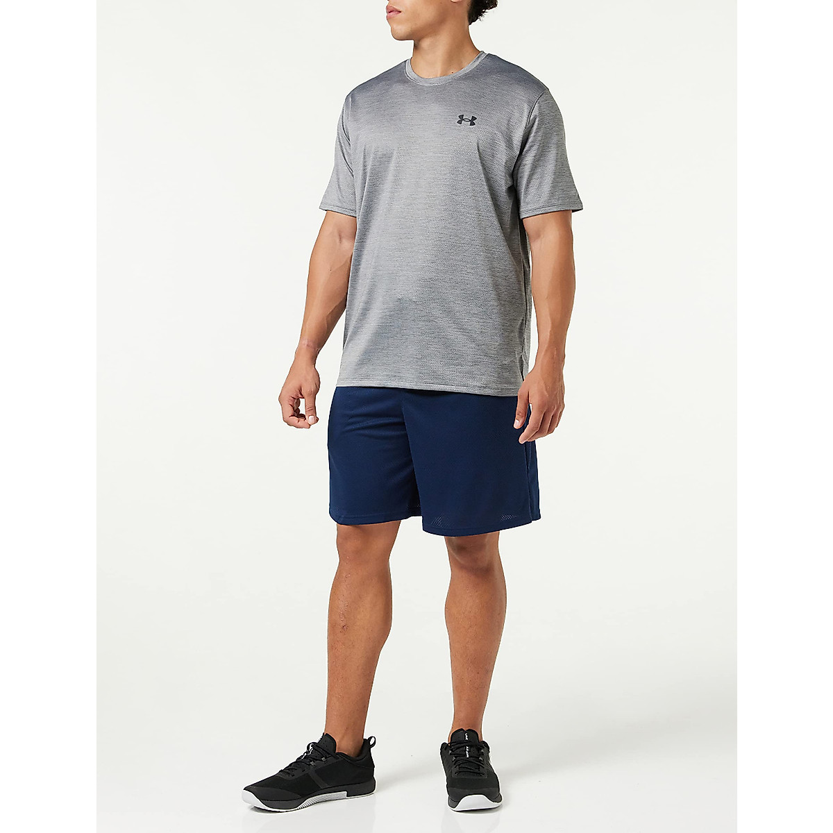 Under Armour mens Training Vent 2.0 Short-Sleeve T-Shirt , Pitch Gray (012)/Black , 3X-Large