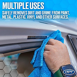 Optimum Opti-Clean Waterless Wash and Wax - Concentrated Waterless Car Cleaning Spray, Car Wax, and Polymer Protection (32 oz)