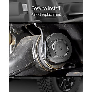 2Pcs Rear Toe Link Alignment Bolts Fit for Jeep Patriot Compass Grand Cherokee Dodge Journey Chryslr 200 Sebring, High Strength Steel Camber Bolt Kit Replace 6508486AA 06508486AA