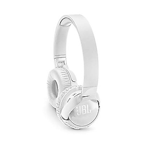 JBL TUNE 600BTNC - Noise Cancelling On-Ear Wireless Bluetooth Headphone - White (Renewed)