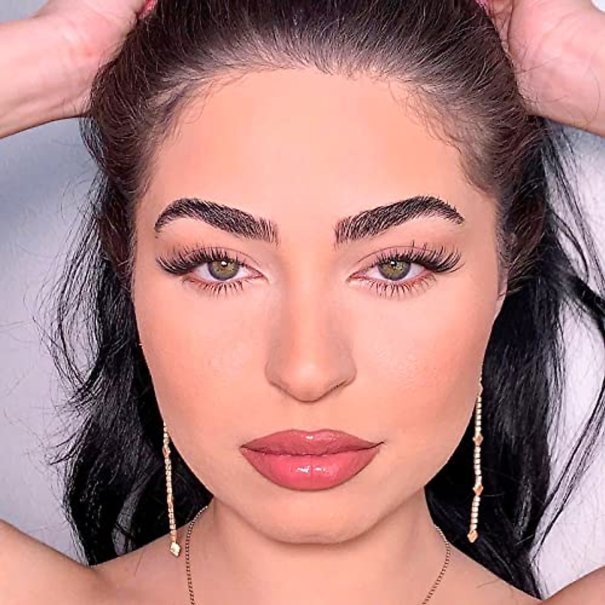 DIY Eyelash Extension,Cluster Lashes Individual False Eyelashes Extension Natural Look Reusable Glue Bonded Black Super Thin Band 48 Lash Clusters by BEYELIAN (Style3 0.07 12mm Black Band)