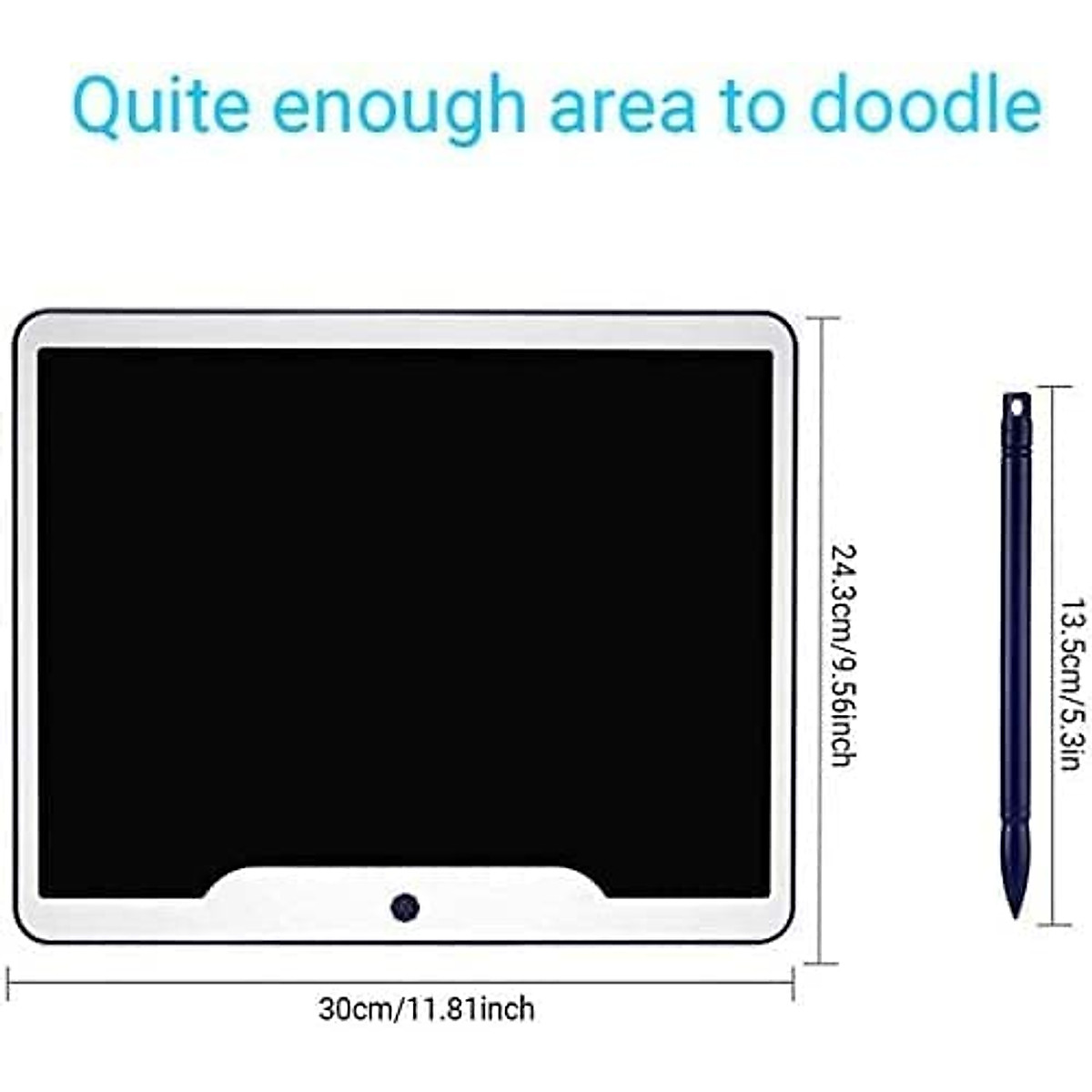 NOBES Toys for 3-10 Years Old Boys Girls, 15-Inch Large LCD Writing Tablet Drawing Tablet for Kids & Adults, Toddler Doodle Board, Drawing Pad, Holiday Birthday Gifts for Kids Age 3 4 5 6 7 8 (Blue)