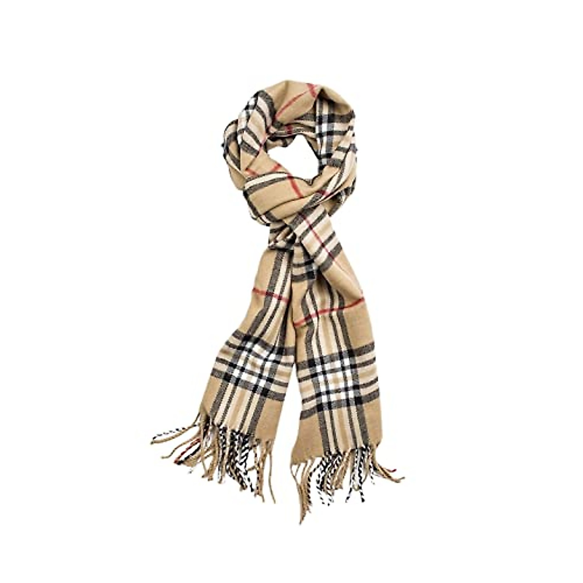 DaPlug444 Turban Scarf Super Soft Classic Cashmere Feel Winter Scarves (beige)