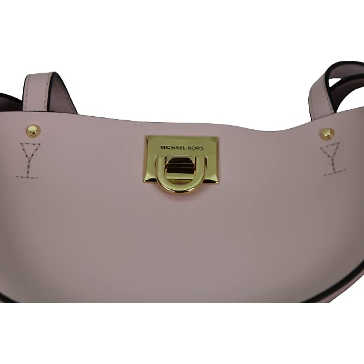 Michael Kors Women's Manhattan Smooth Leather Shoulder Tote Bag Powder Blush