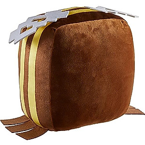 Minecraft Cuutopia Bee Plush, 10-inch Soft Rounded Pillow Doll, Video Game-Inspired Collectible Toy Gift