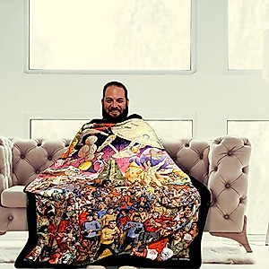 Star Trek The Original Series Cast Fleece Softest Throw Blanket| Measures 60 x 45 Inches