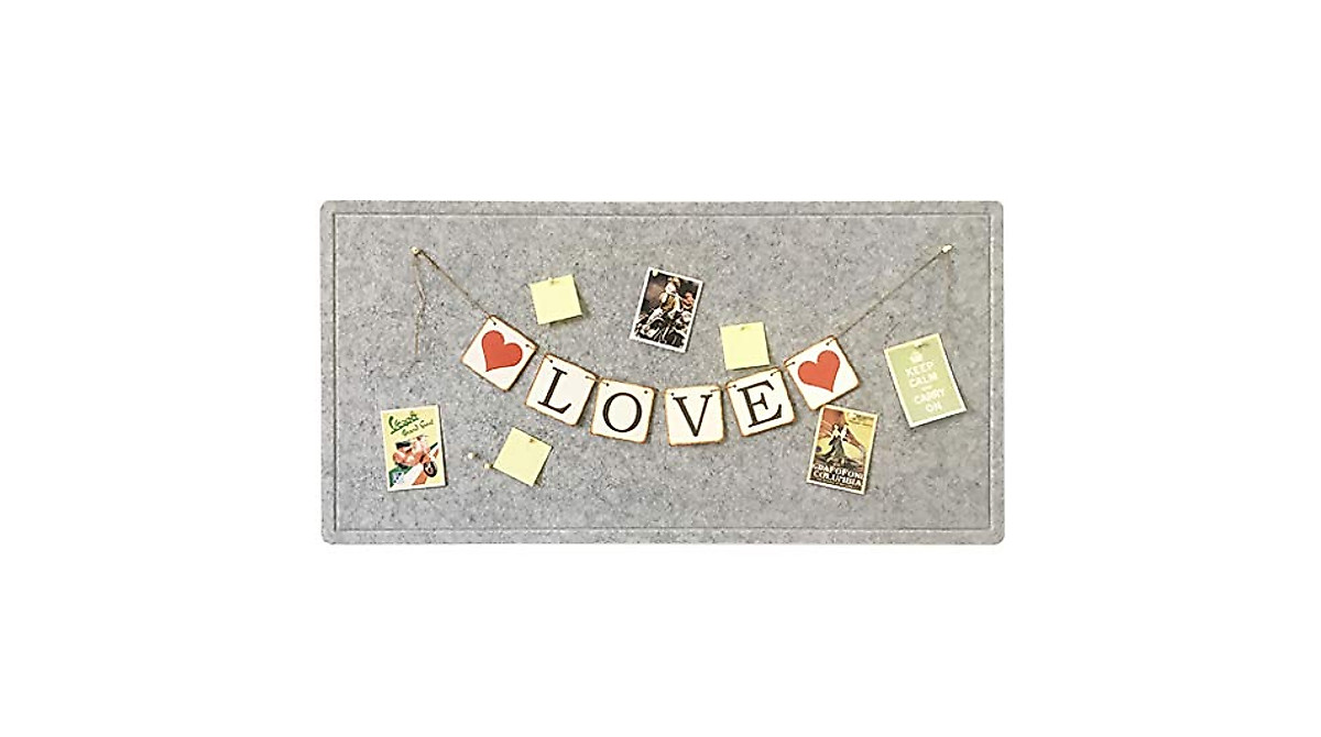 Versatile Color Felt Message Board for Creative Displays