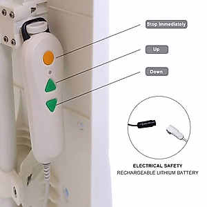 MAIDeSITe Electric Chair Lift | Get Up from Floor | Floor Lift | Can be Raised to 20” Help You Stand Up Again | Weight Limit 300 LBS | Item Weight 30 LBS