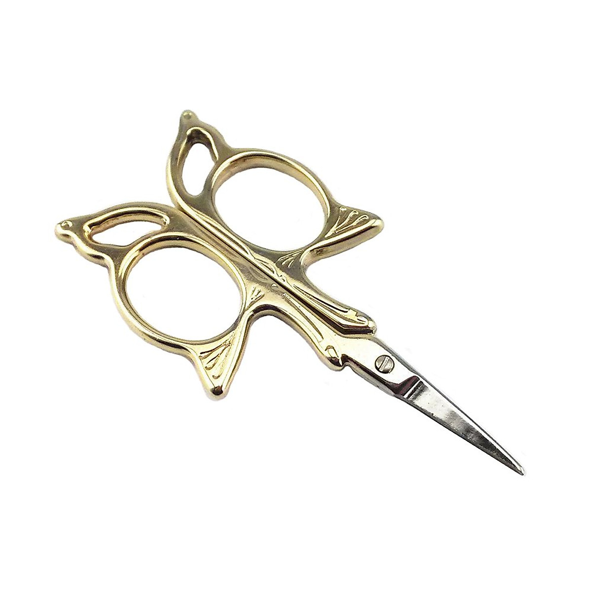 Yueton Butterfly Needlework Embroidery Scissors (Golden)