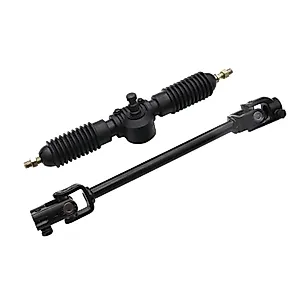 320mm(12.6“) Gear Rack Pinion & 300mm Steering Wheel Full Steel For 110cc Go Kart Gokart