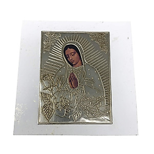 Baptism Candle Set in a Wooden Box with Towel, Catholic Baptism Kit,Candle, Rosary and Shell for Baby Boys and Girls. Handmade in Mexico Gift for Godparents. Holy Spirit Baptism Kit Kit de Bautizo.