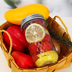 Keketin 12 oz Wide Mouth Mason Jars with Screw Airtight Lids,20 Pack Glass Canning Jars,Preserving Jars for Jam,Honey,Pickling,Fermenting,Fruits Storage and Wedding Favors