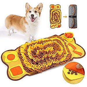 Toozey Snuffle Mat for Dogs, Interactive Snuffle Mat for Small and Medium Dogs, Dog Food Mat for Puppy Sniff Training, Durable Dog Feeding Mat Enrichment Toys