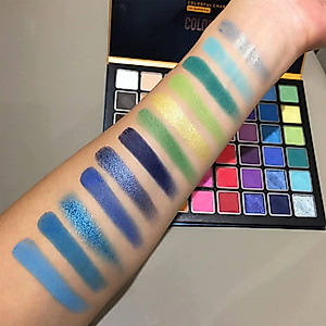 MYUANGO Color Cube Colorful Charm Eyeshadow Palette Richly Pigmented and Blendable Matte Shimmers 48 Rich Colors Waterproof Long Last Makeup Pallet Professional Eye Shadow Makeup