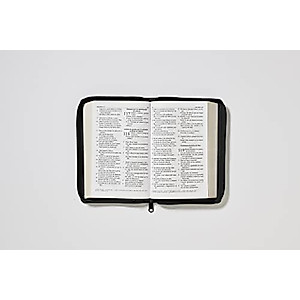 RVR60, Santa Biblia, Letra Grande, Tamaño Compacto, Leathersoft, Negro, Palabras de Jesús en Rojo (Spanish Edition)