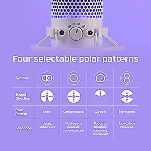 HyperX QuadCast S RGB USB Condenser Microphone with Shock Mount for Gaming, Streaming, Podcasts