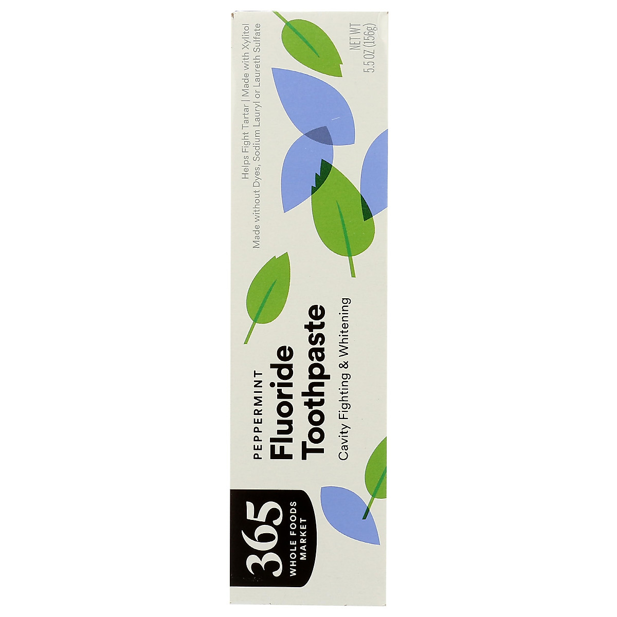 365 by Whole Foods Market, Fluoride Cavity Fighting and Whitening Toothpaste, 5.5 Ounce