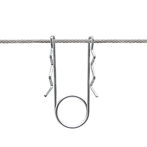 WaWacomp 20Pcs Clothesline Windproof Clips/Clothespins/Stainless Steel Fixed Snaps/Metal Clothespins, Clothesline Accessories for Drying Clothes to Prevent Them from Gathering.(Small+Large)