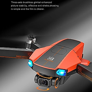 RKSTD Foldable FPV RC Drone With 6K WiFi Camera, Suitable For Adults, Beginners And Children; Voice Gesture Control RC Quadcopter, With GPS Positioning, 5G Image Transmission