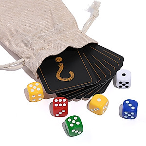 Crobyi Shut The Box Game Wooden for 1-4 Players，Educational & Fun Wooden Board Game with 10 Dice and Shut-The-Box Instructions for Kids & Family, Pub Dice Game for Adults. (12 Inches)