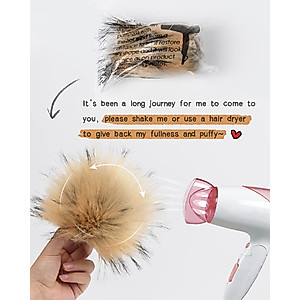 FURTALK Womens Beanie Satin Lined Knitted Beanie with Pom Winter Hats for Women (Blue)