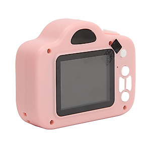 Kids Digital Camera, Photography Camera Automatic Focusing Single Lens for Early Education (Pink)