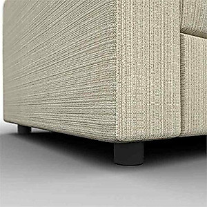 Bestar Pur 78W Queen Murphy Bed and a Sofa in Chocolate