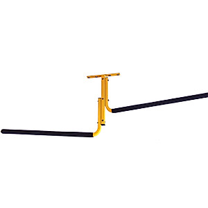Suspenz Kayak Storage Rack, Ceiling/Under Deck Garage Hanger for 2 Kayaks and SUPs, Yellow, 11-7800