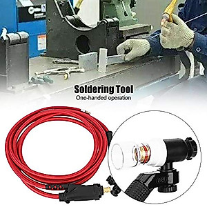 Welding Torch, NP17 TIG Torch 4 Meter TIG Welder Argon Arc Soldering Tool, 13.1ft Red Red Portable Lightweight TIG Welding Torch