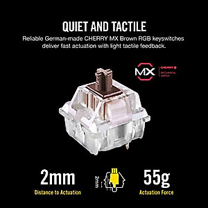 Corsair K95 RGB Platinum Mechanical Gaming Keyboard Cherry MX Speed (Renewed)