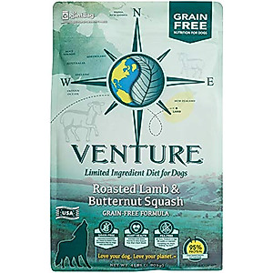 Venture Roasted Lamb & Butternut Squash Limited Ingredient Dry Dog Food, 4 lbs. (1710565E)