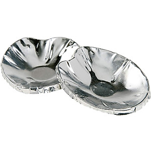 Set of 250 Disposable Clam Shells Aluminum Foil Food Shell Pans for Making Tasty Appetizers Like Clams Casino, Oysters, Crab Cakes, Dips, and More Premium Small Clam-Shell Baking Dishes,